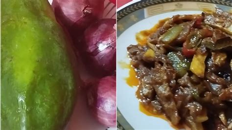 দারুন সুস্বাদের চিলি পেঁপের রেসিপি।।ভাত রুটি লুচি পরোটার সঙ্গে খুব
