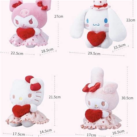 Gấu Bông Sanrio ôm Trái Tim đỏ 23cm Ciuciu Quà Tặng And Đồ Gia Dụng