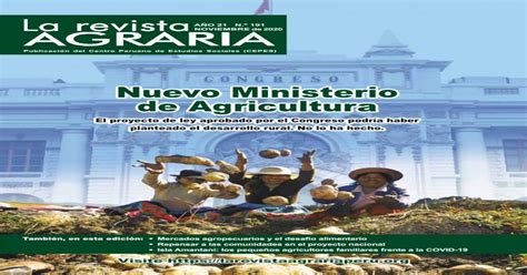 Nuevo Ministerio De Agricultura WordPress Com2 LA REVISA ARARIA 191