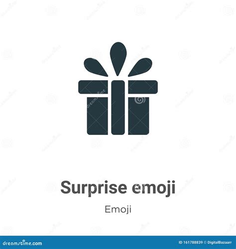 Icono Del Vector Del Emoticono Sorpresa En Fondo Blanco Símbolo De