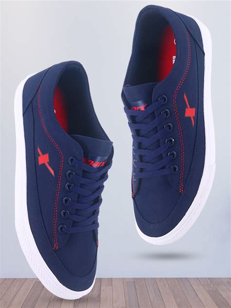 Buy Sparx Men Lace Up Contrast Sole Sneakers Casual Shoes For Men Myntra