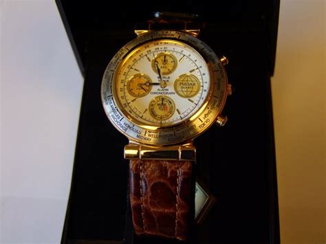Pulsar Alarm Chronograph World Timer Watch N94j 6a20 R Catawiki