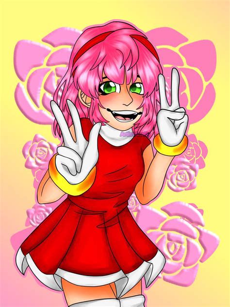 Human Amy Rose R Sonicthehedgehog