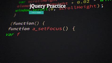 Codepen Jquery Practice