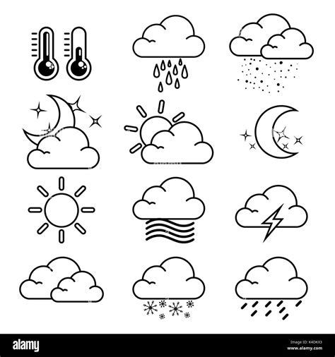 Weather Forecast Concept Stock Vector Image And Art Alamy