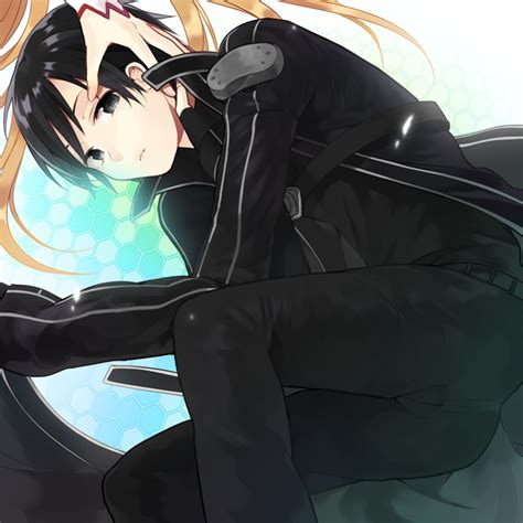 Kirito Sword Art Online Drawn By Hiyokiki Danbooru