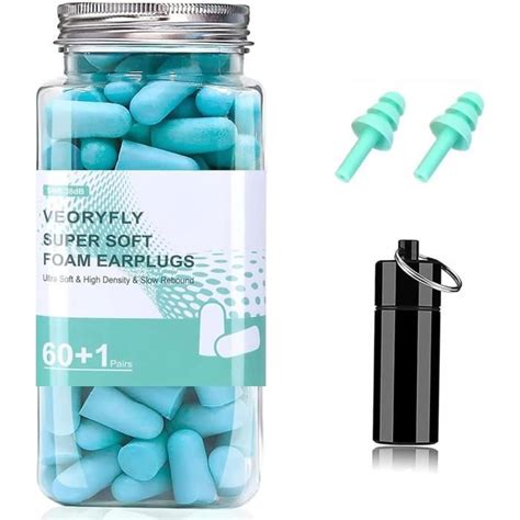 Bouchon D‘oreilles Anti Bruit Snr 38 Db Boule Quies Pour Dormir En