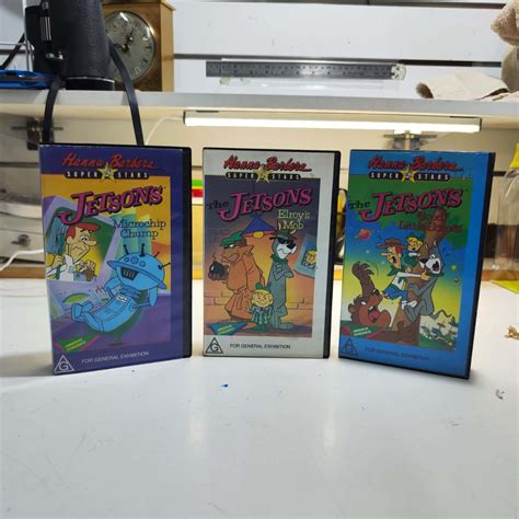 3x Jetsons Vhs Tapes