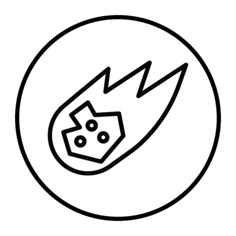 Premium Vector Comet Vector Icons