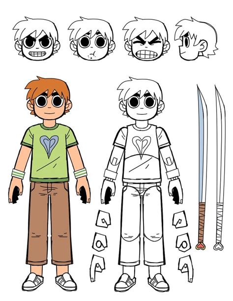 Pin By Kelly Mellings On Character Design Scott Pilgrim Comic Scott Pilgrim Character Design