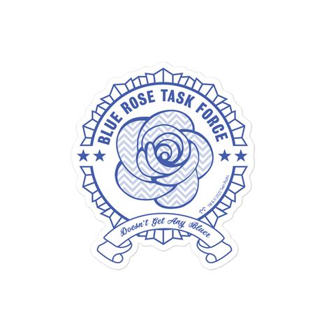 Twin Peaks Blaue Rose Task Force Gestanzter Aufkleber Paramount Shop