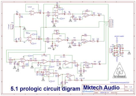 Mktech Audio 51 Prologic Circuit Digaram Prologic Board 51prologic