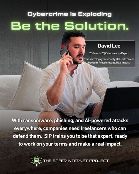 Cybersecurity Saferinternetproject Freelancing Career Newjob Safer Internet Project