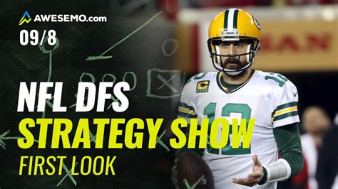 Nfl Dfs Strategy Week 1 First Look Tuesday 98 Draftkings Fanduel