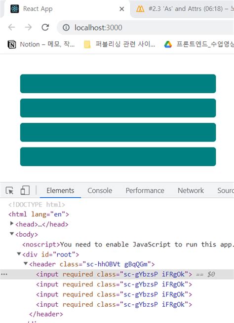 Styled Components 3 As And Attrs