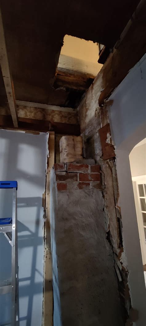 Chimney Down And Some Old Wallpaper Rcenturyhomes