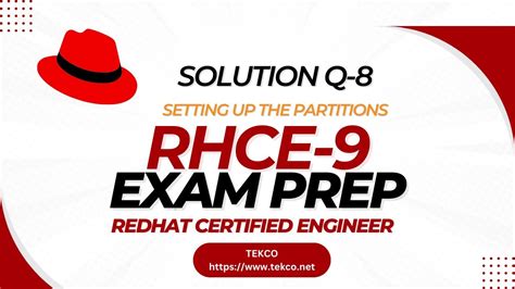 Solution Q 8 Setting Up Partitions With Ansible Rhce 9 Exam Prep Tekco77 Linuxking
