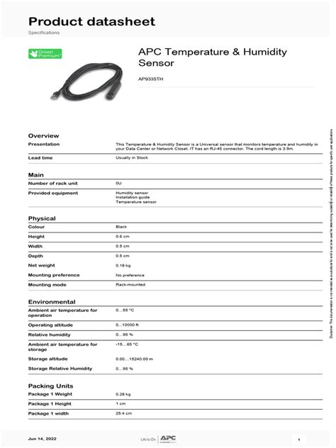 Netbotz Sensors Ap9335th Pdf