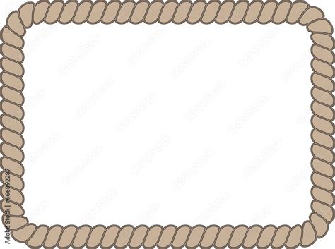 밧줄 여백 배너 벡터 일러스트 Stock Vector Adobe Stock