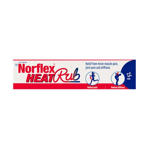 Norflex Heat Rub 25g Med365