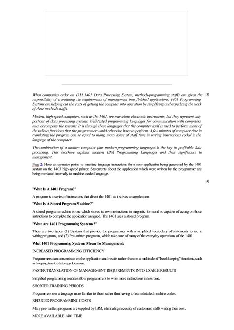 Solution Ibm Programming Systems By Anonymous Pdf Studypool