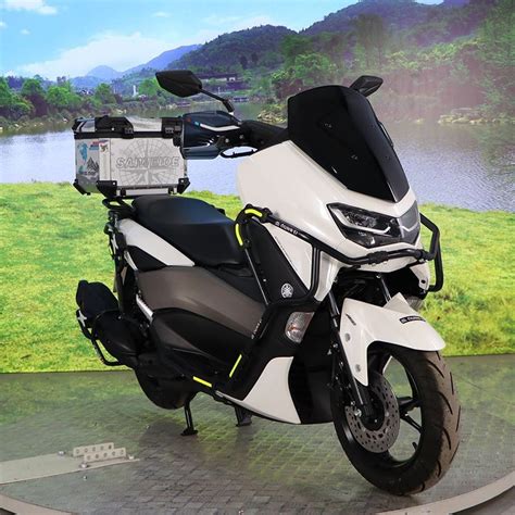 可開發票適用雅馬哈山葉nmax155摩託車猛士150改裝護槓保險槓防摔防撞排氣槓件 蝦皮購物