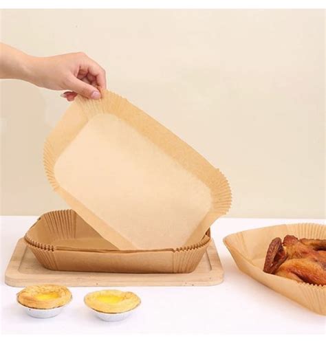직사각형 일회용 에어프라이어 베이킹 페이퍼 라이너 방수 내유성 논스틱 매트 닌자 푸디 에어 프라이어 액세서리 티몬