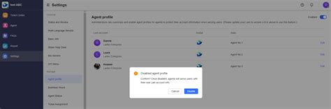 Manage Agent Profiles