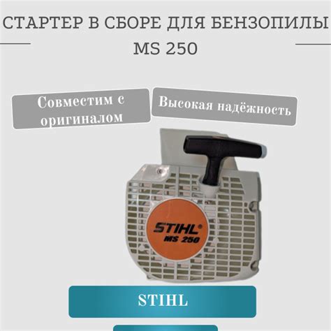 Стартер для бензопилы Stihl MS 250 в сборе - купить по выгодной цене в ...