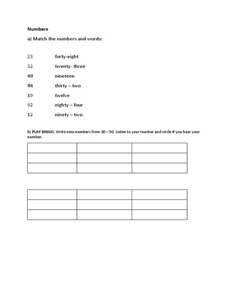 Numbers Practice Sen Pdf