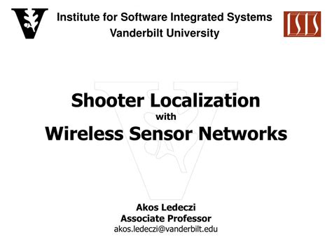 Ppt Shooter Localization With Wireless Sensor Networks Powerpoint