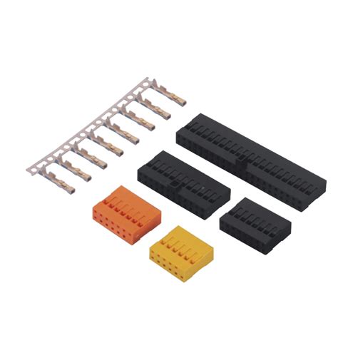 Dupont Wire To Board Connector Dual Row Dupont 2 54mm Connector Housing 2x2 3 4 5 6 7 8 9 10 13