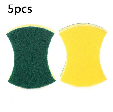 Bvxeep Kitchen Sponges Dish Sponge 5 Pack 5pcs Dishwashing Sponge