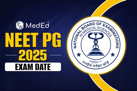 Neet Pg 2025 Exam Date Released Check Application Process Admit Card