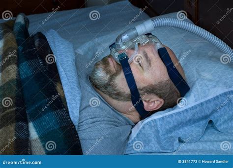 Sleep Apnea Treatment Stock Image Image Of Blanket Dream 3841773