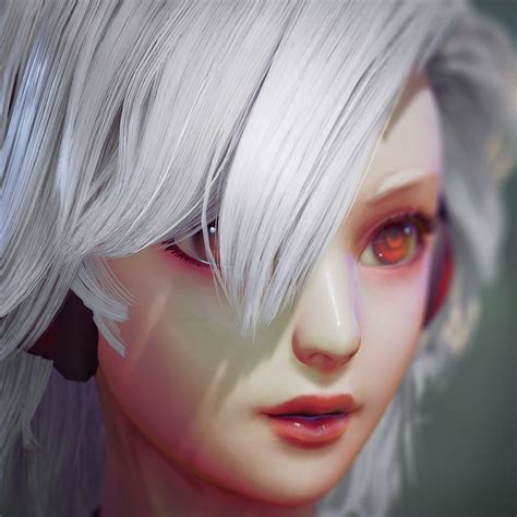 Dzung Phung Dinh Art Exparia Wip Hair Model And Shader