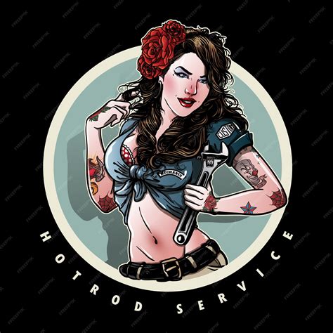 Premium Vector Pin Up Girl Vector