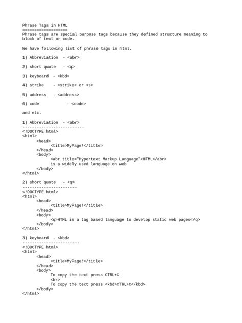 Frontend 3 Pdf Html Element Html