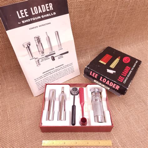 Lee Loader 12 Gauge 2 3 4 In Complete Reloading Tool Kit Old Arms Of