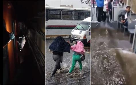 Alerta amarilla caos en la CDMX y Atizapán por fuertes lluvias con granizo Infobae