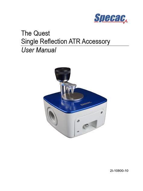 Specac Quest Atr Accessory Pdf Mirror Optics