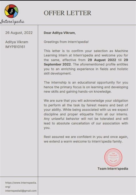 Aditya Vikram On Linkedin Internspedia