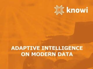 Knowi Overview Nosql Analytics And Business Intelligence Ppt