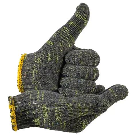 Pairs Knitted Gloves Heavy Duty Construction Handling Special Cotton