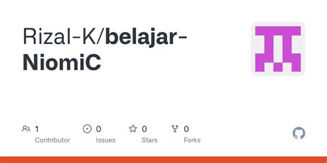 GitHub Rizal K Belajar NiomiC