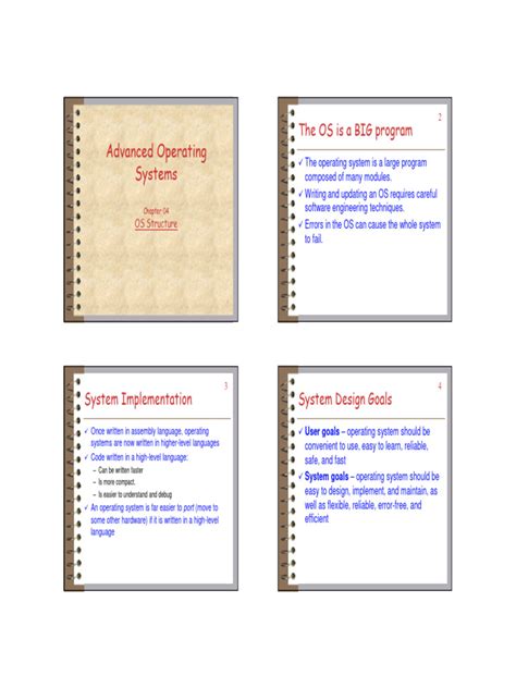 Chap 04 Os Structure Pdf Computer Data Storage Operating System