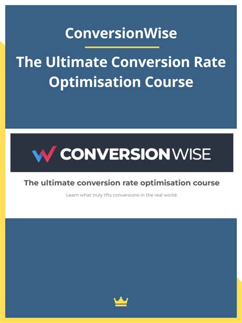 Conversionwise The Ultimate Conversion Rate Optimisation Course