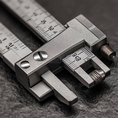 Metal Caliper Precision Measurement Tool Close Up Stock Illustration Illustration Of Gauge