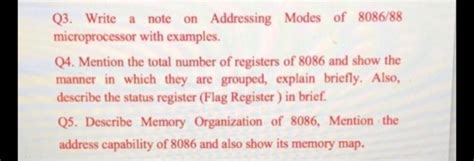 solved q3 write a note on addressing modes of 8086 88