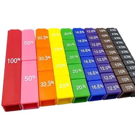 Fraction Tower Percent Cube Sg Education